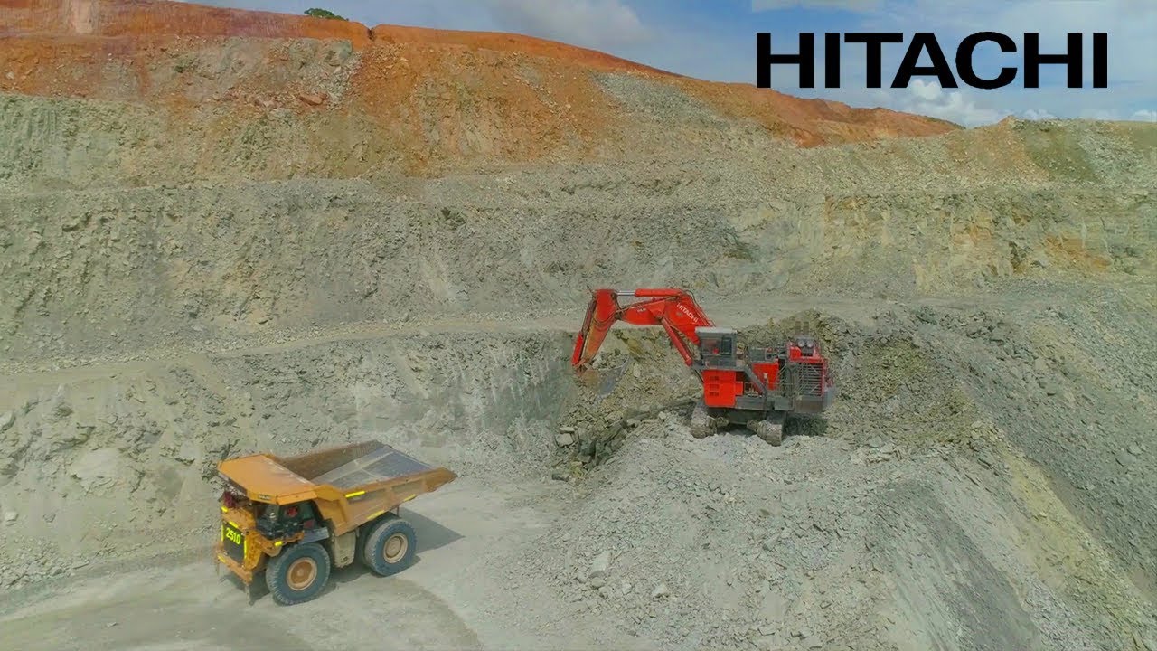 Escavadeiras da Hitachi Aumentando Produtividade em Operação de Mina ...