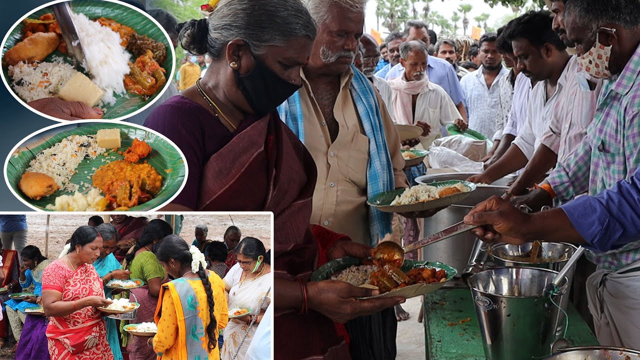 Annadhanam at Chinthayapalem Lord Hanuman Temple |The Best Free Food in ...