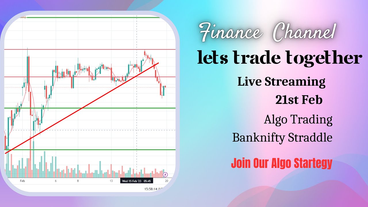 Algo Trading Banknifty Straddle Live Streaming!! 21st Feb 2023 - YouTube