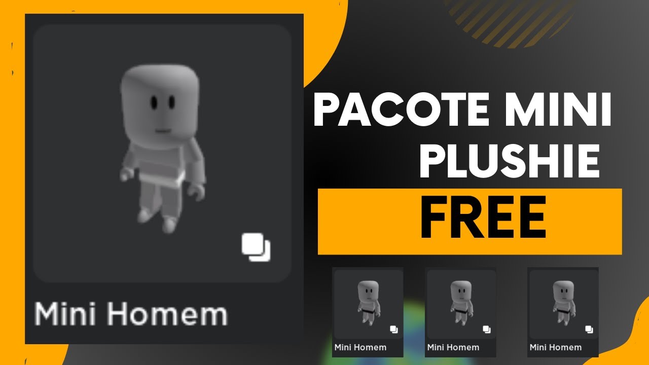 COMO PEGAR O PACOTE MINI PLUSHIE FREE NO ROBLOX - YouTube