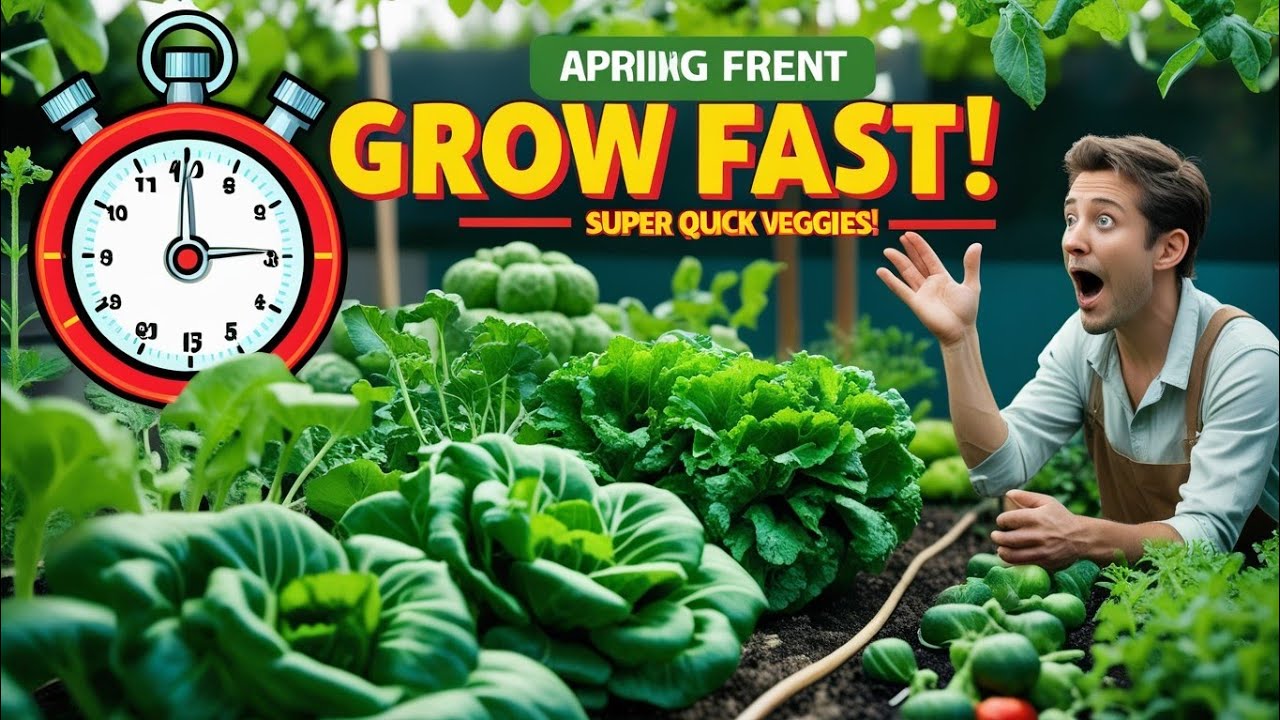 Top 10 Fastest-Growing Veggies for Impatient Gardeners! - YouTube