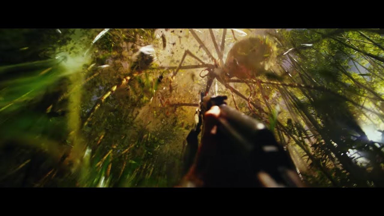 Soldiers Vs Huge Spider Scene | Kong Skull Island (2017) - YouTube