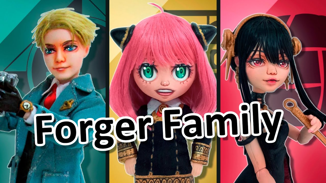 CUSTOM FORGER FAMILY DOLLS | SPY X FAMILY | VIDEO COMPILATION ...