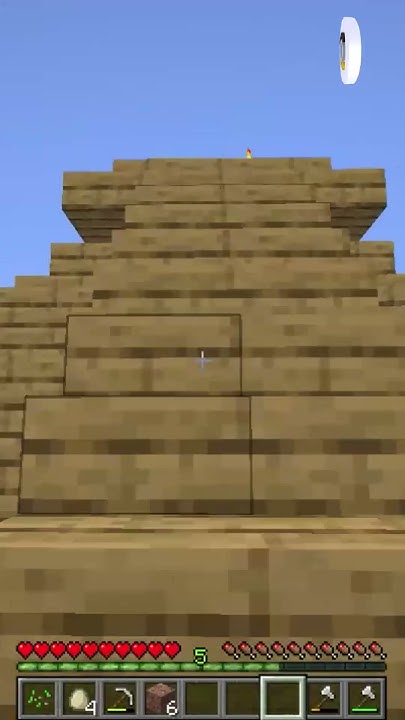 Minecraft BREATHTAKING FLOATHING ISLAND ZIKKURAT INTERIOR #shorts - YouTube