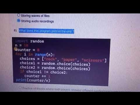 PYTHON ASSIGNMENT 5 - YouTube