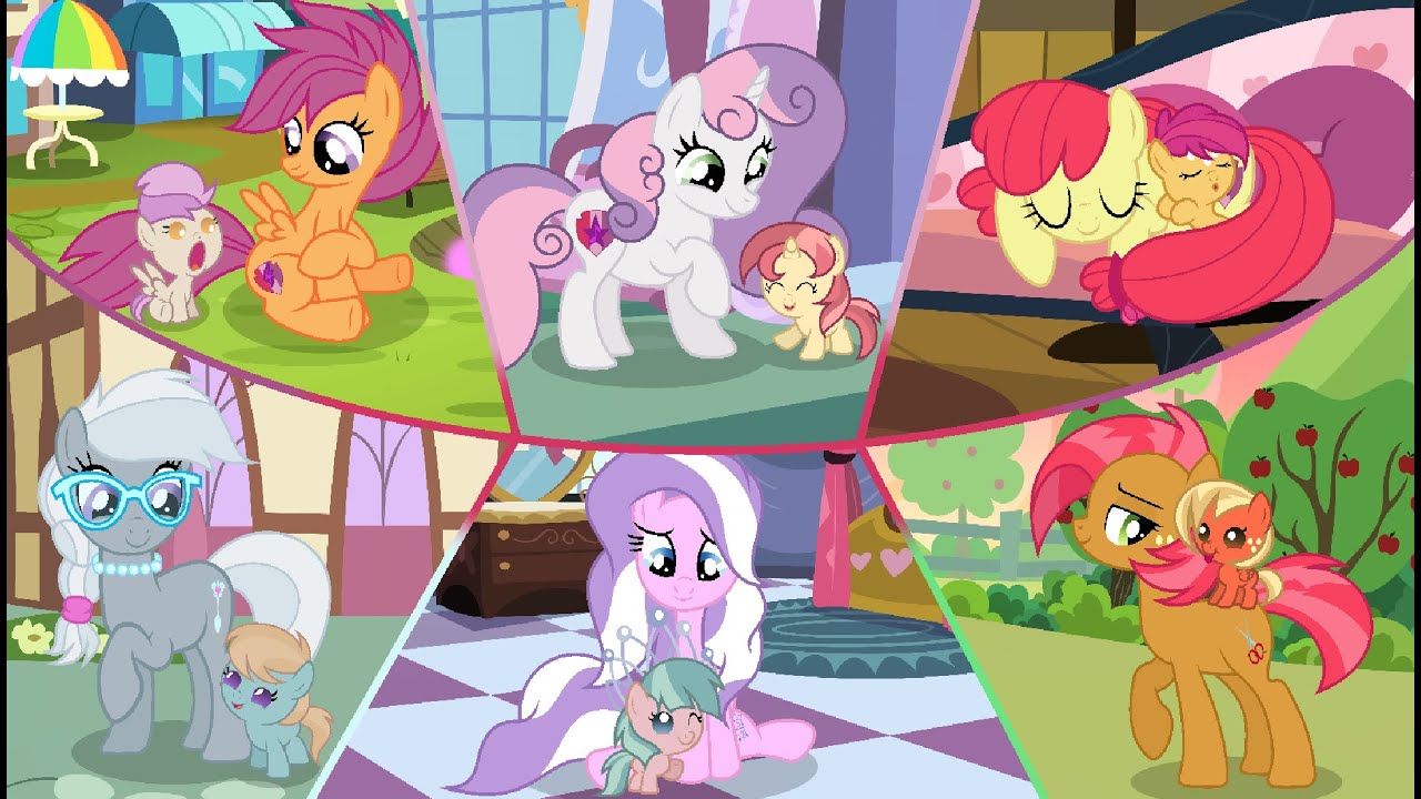 MLP [Next Gen] Happy moms ( SpeedPaint ) - YouTube