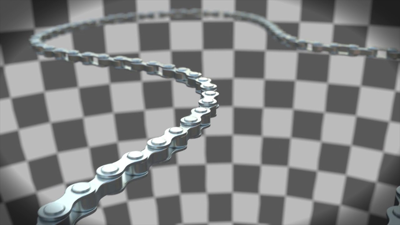 Houdini - Animated chain from any curve (scene file) - YouTube