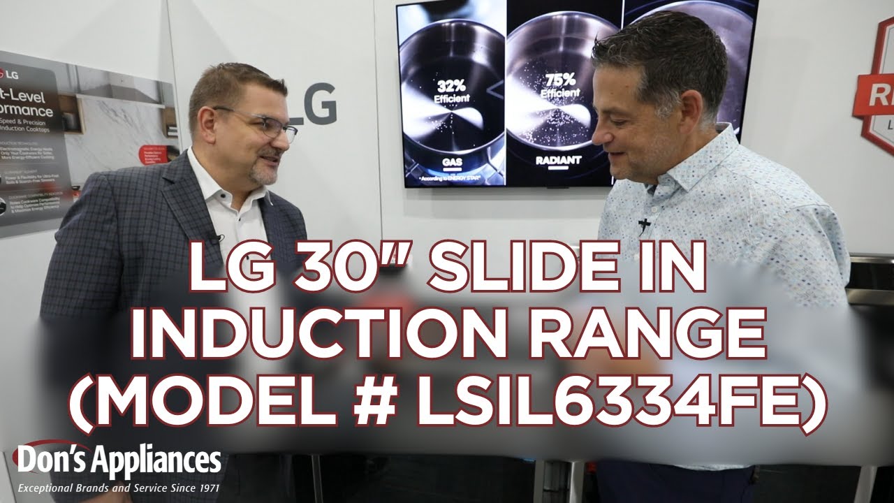 LG 30" Slide In Induction Range (Model # LSIL6334FE) - YouTube