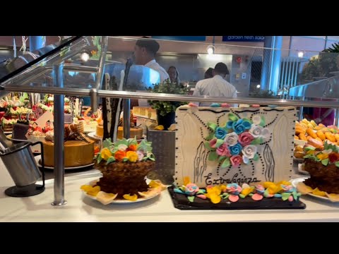 Beautiful and delicious cake on Celebrity EQUINOX Cruise - YouTube