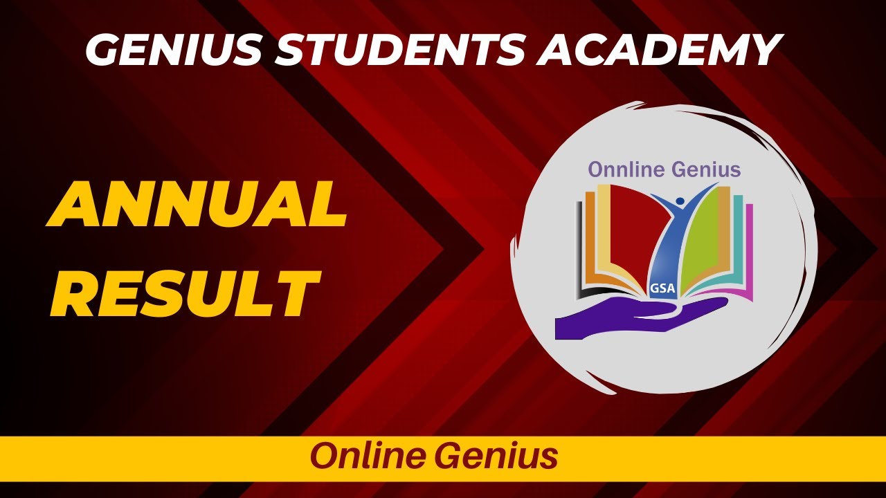 Annual Result Prize||Annual Result Announcement||Online Genius - YouTube