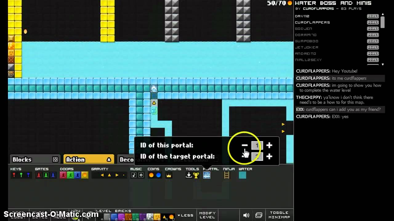 Everybody Edits Water Boss and Minis - YouTube