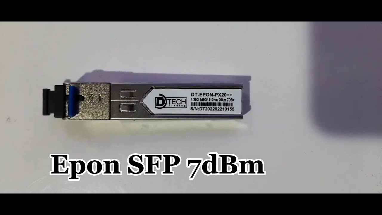EPON SFP 9db, 7db, 5db in Nepal || D-TECH || best quality SFP - YouTube