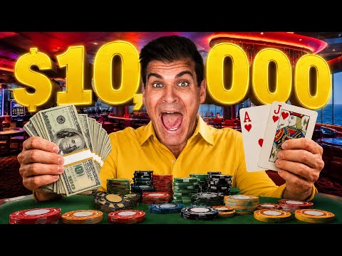 I Brought $10,000 To This Blackjack Table!