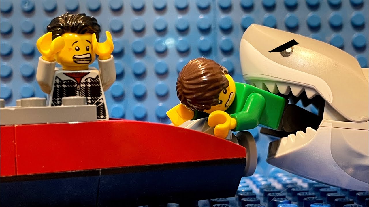 Lego CRAZY shark attack - YouTube