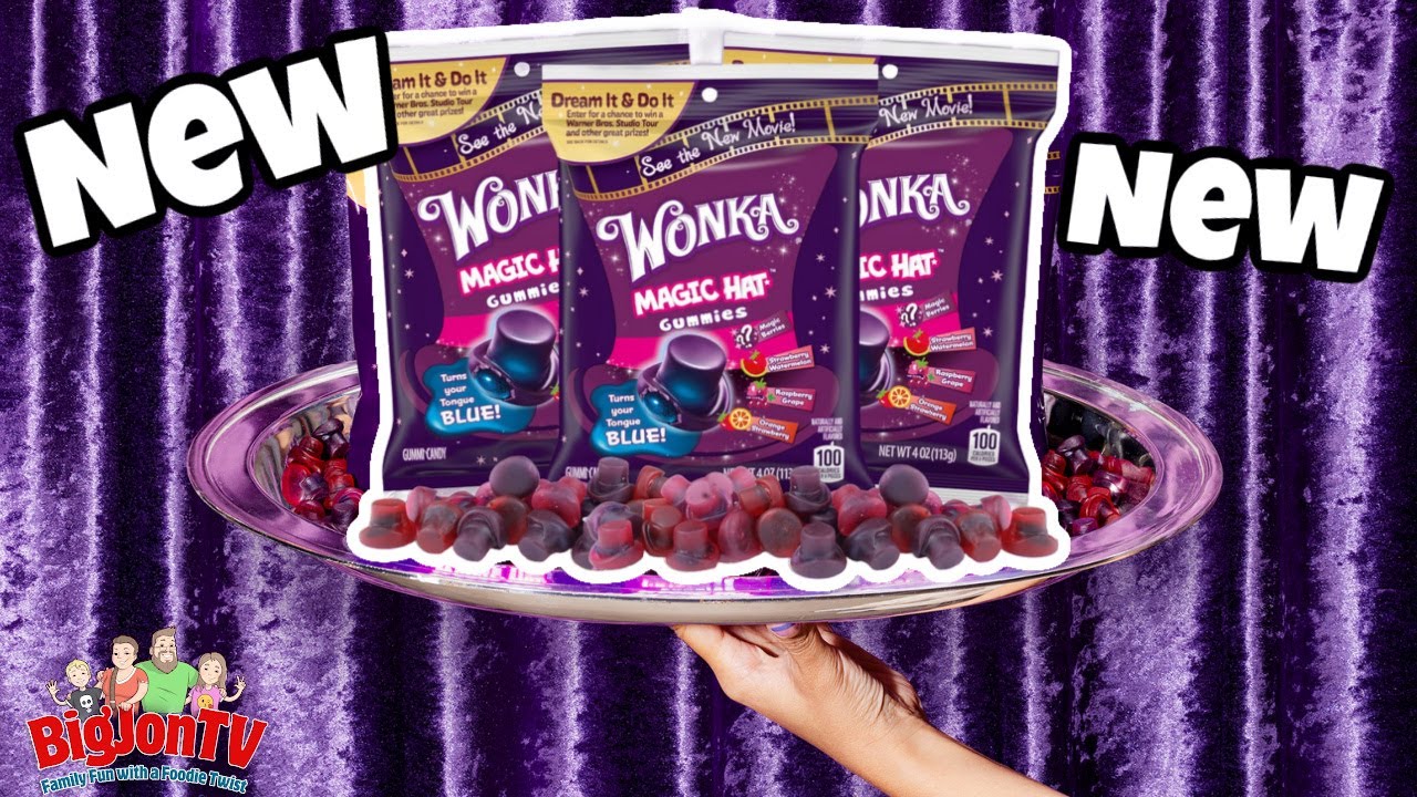 New Wonka Magic Hat Gummies - YouTube
