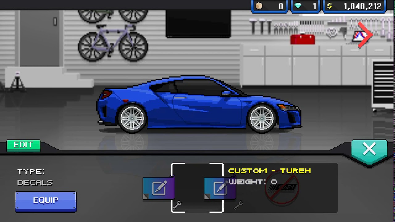 How to make DIY LAMBO in pixel car racer - YouTube