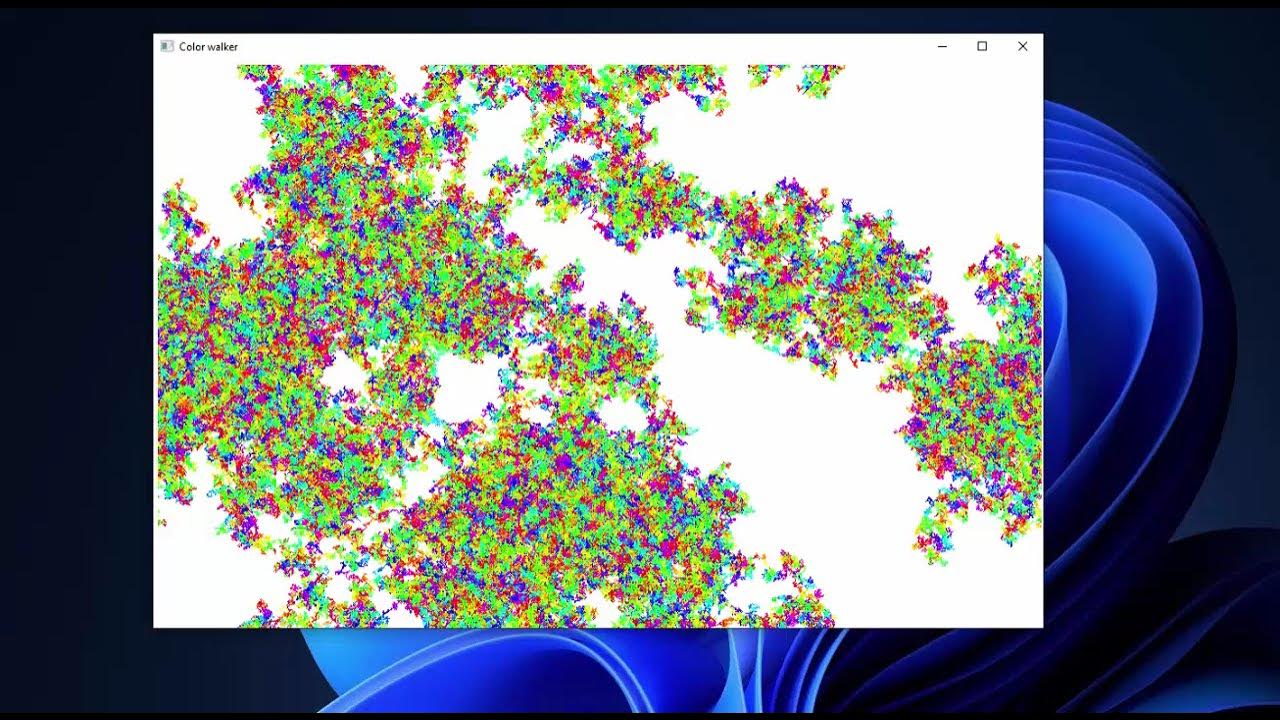 Color walker - bitmap - YouTube