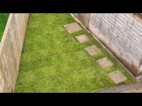 Training Video - how to install turf in a clients garden - YouTube