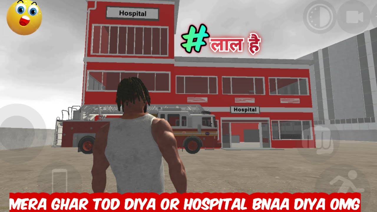 Mera Ghar Tod Diya Or Hospital Bnaa Diya 😡OmG#indianbikedriving3d #gta ...