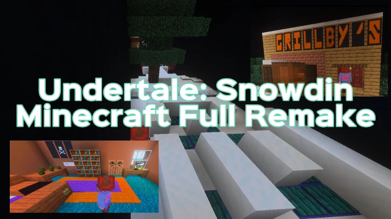 Undertale in Minecraft | Snowdin (Part 2) - YouTube