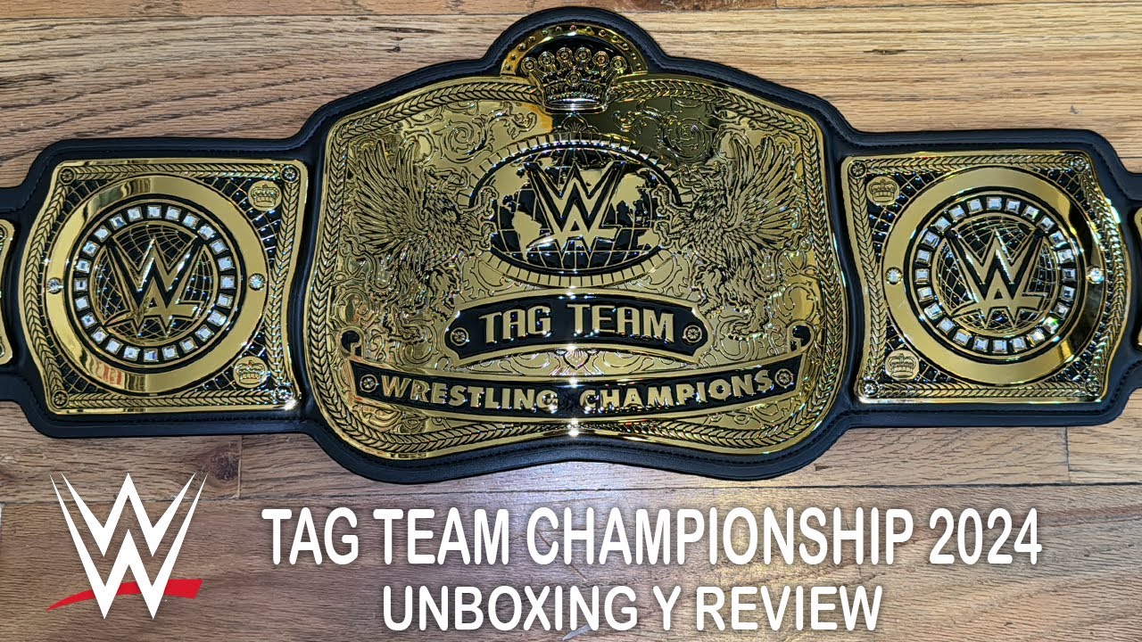 WWE Tag Team Championship 2024 Unboxing y Review - YouTube