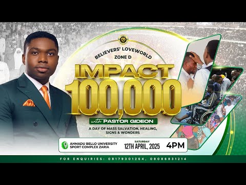 LIVE: IMPACT ABU ZARIA WITH PASTOR GIDEON - YouTube