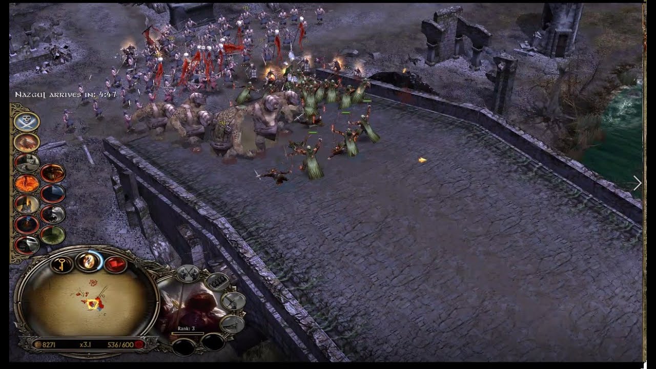 The Battle for Middle-Earth 1 - Evil Campaign - Crossroads - YouTube