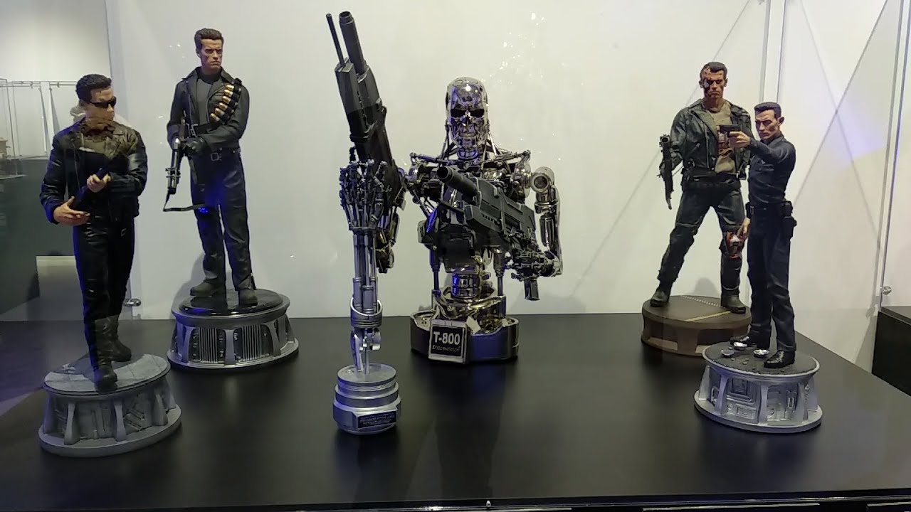 4- Star Wars Alien Predator Terminator Indiana Jones statue Collection ...
