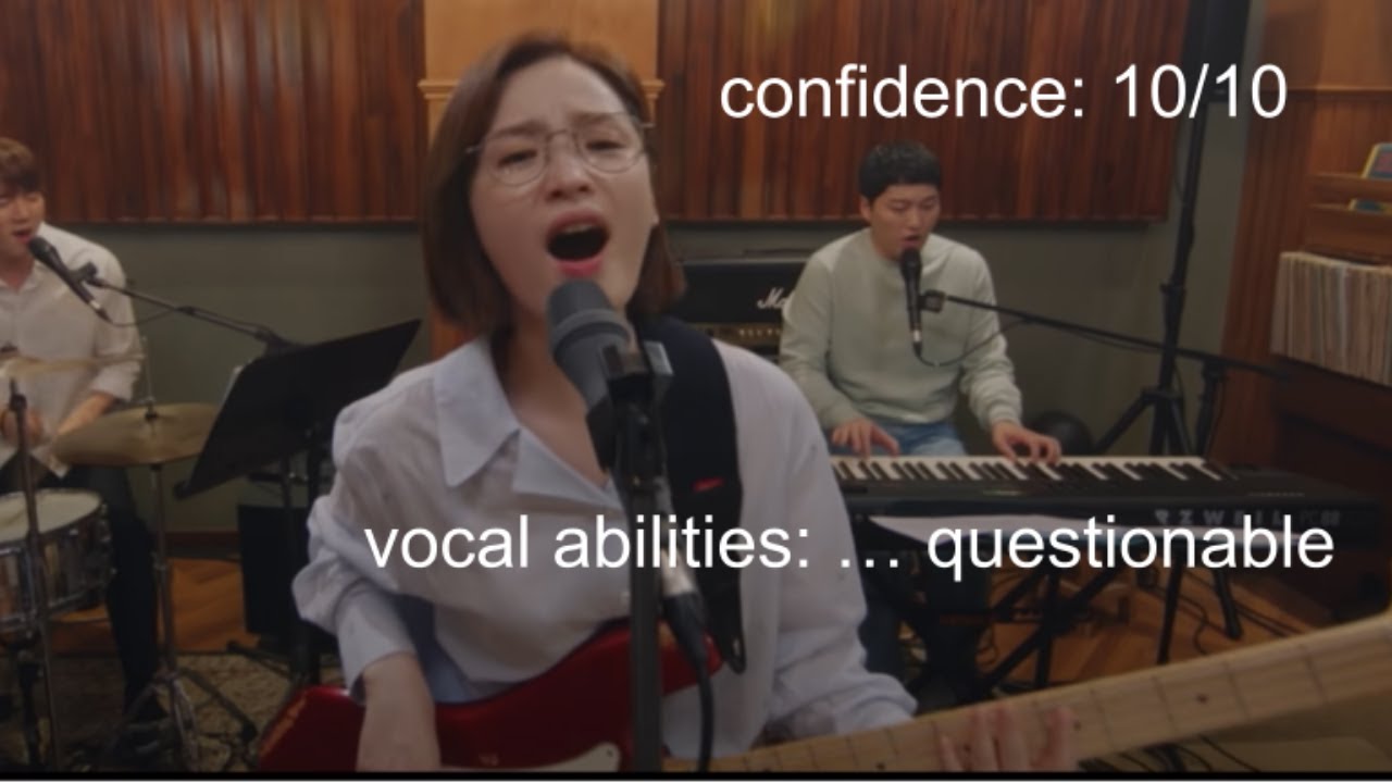 Chae Song-hwa confidently singing off-key for 7 minutes straight ...