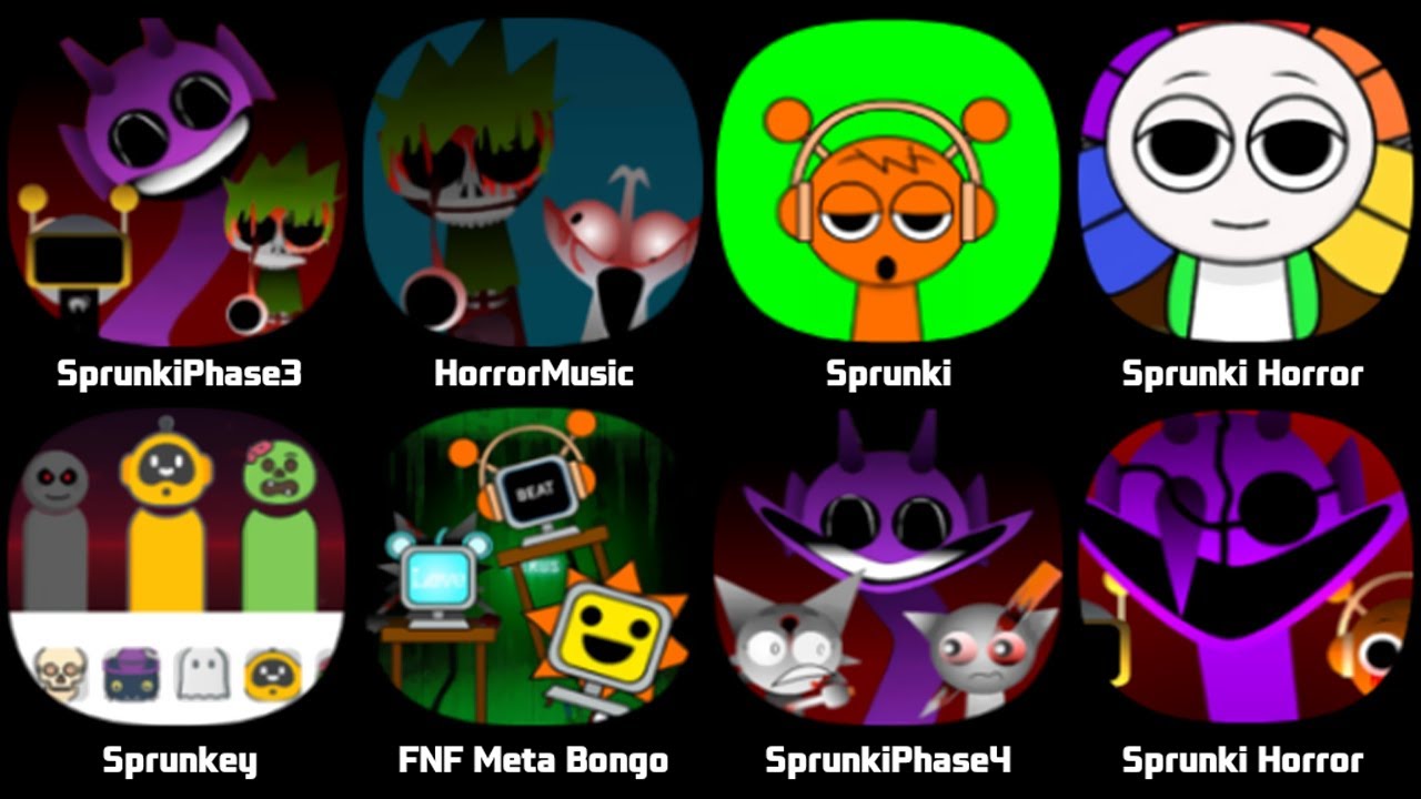 Sprunki Incredibox, Sprunki Horror Dandy, Sprunki Phase 3, Sprunki ...