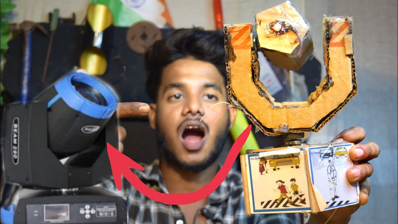 How to Make Dj sharpy Light /At Home_Amazing_Moving_Dj Sharpy _rahul ...