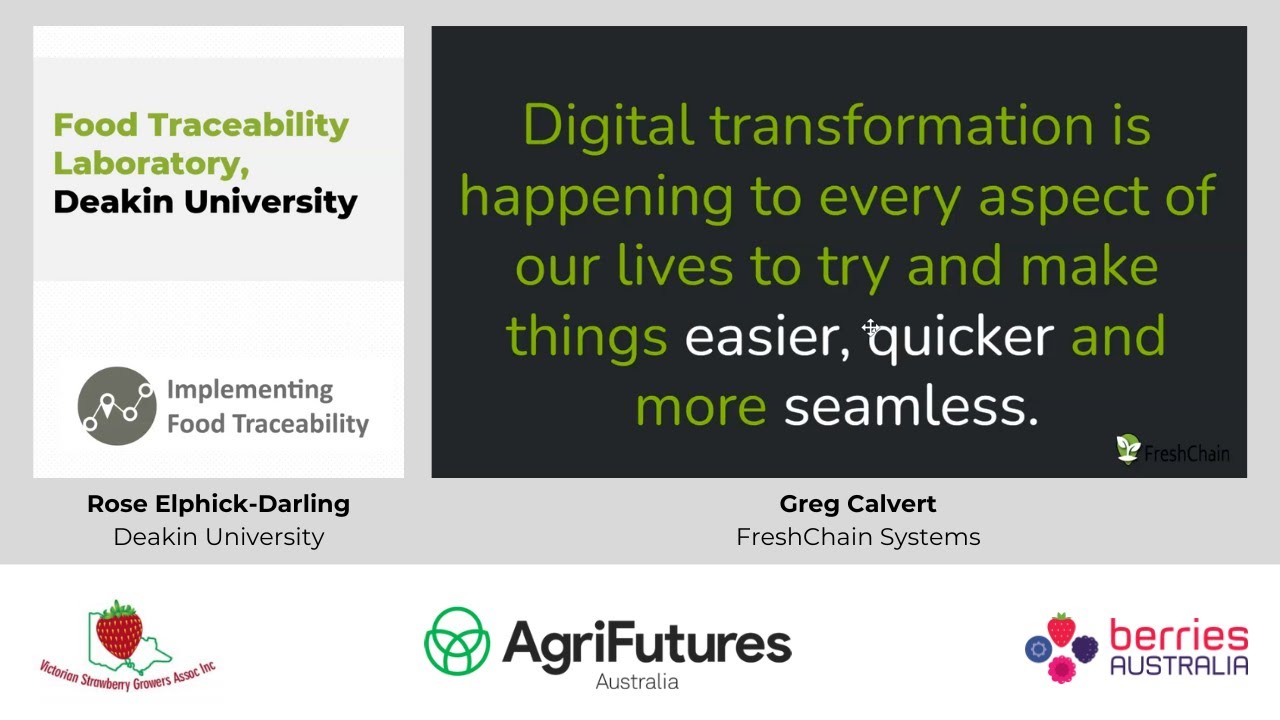 WEBINAR: Traceability 24 August 2023 - YouTube