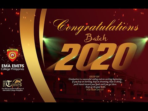 EMA EMITS College Philippines (35th Commencement Exercies-BSBA) - YouTube