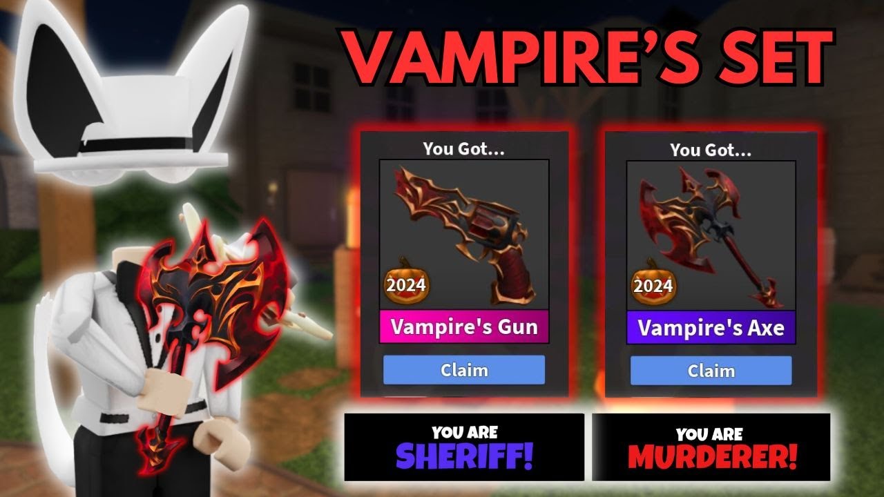 USING The NEW Vampire's Set! in Murder Mystery 2 - YouTube