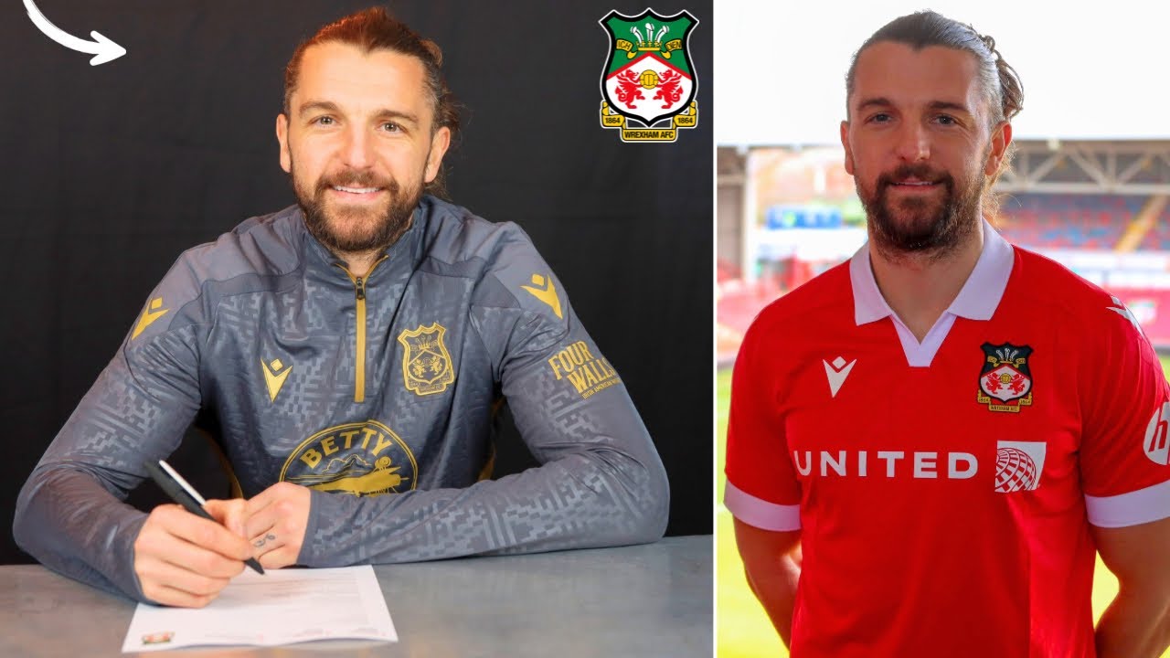BREAKING: JAY RODRIGUEZ SIGNS FOR WREXHAM AFC FROM BURNLEY - YouTube
