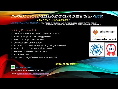 Informatica Training - IICS Training for beginners - Informatica ...