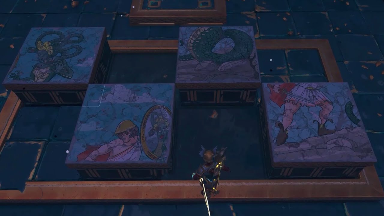 Medusa Fresco Puzzle - Immortals Fenyx Rising - YouTube