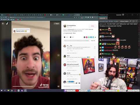 HasanAbi Sahte Türkçe konuşmak adlı tiktok videosu izliyor!.