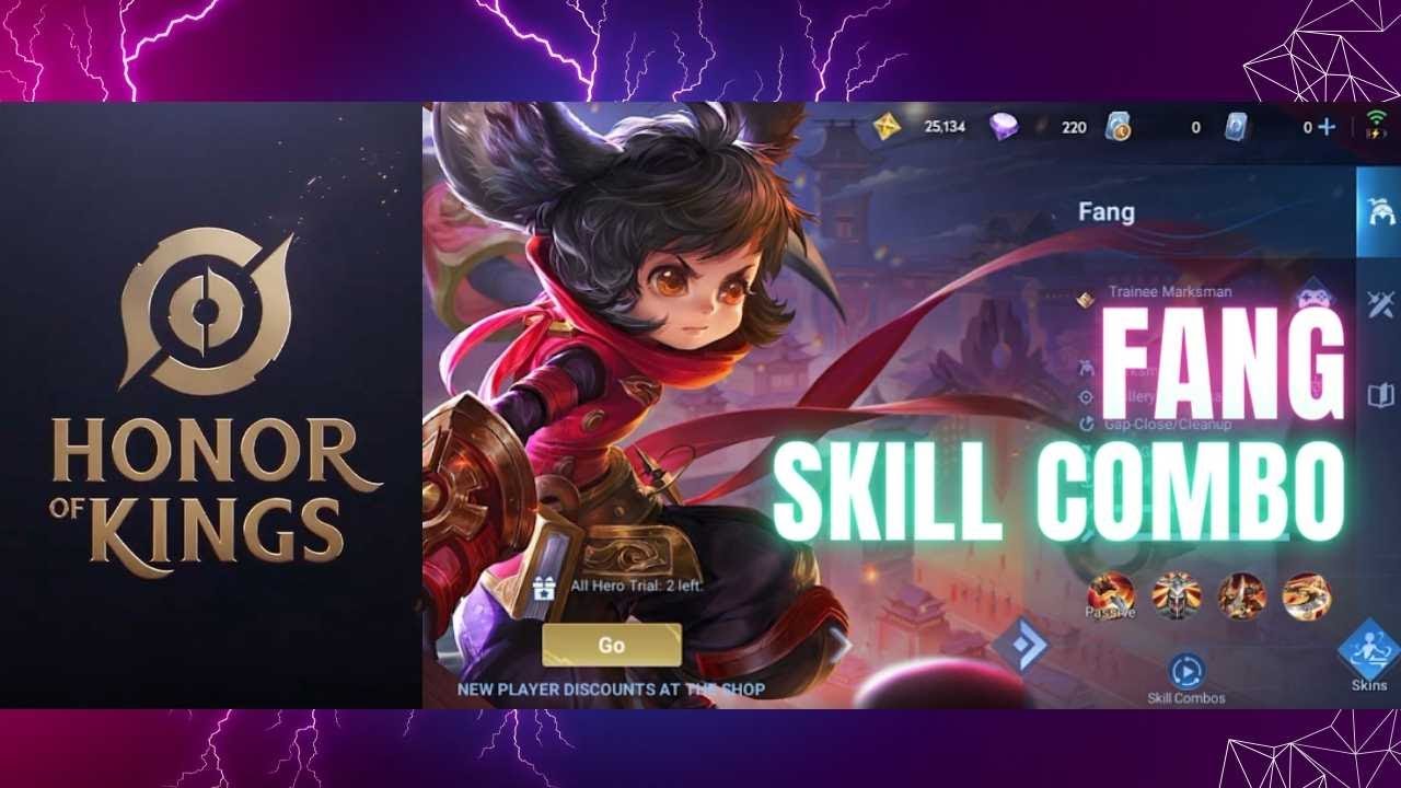 HONOR OF KINGS HOK FANG SKILL COMBO - YouTube