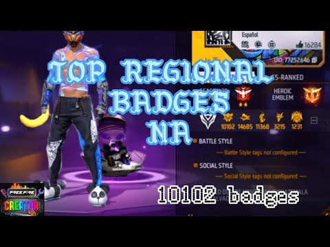 TOP 10 FreeFire Accounts With Most Badges In Free Fire Pro Accounts ...