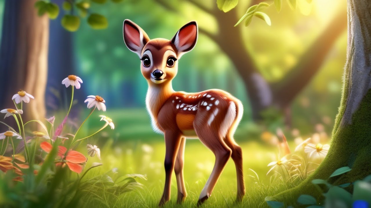 Bambi's Meadow Adventure| Bedtime Stories for Kids in English - YouTube