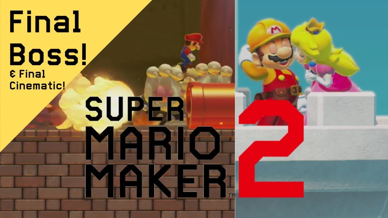Super Mario Maker 2 - Meowser Showdown! (FINAL BOSS W/ CINEMATIC ...