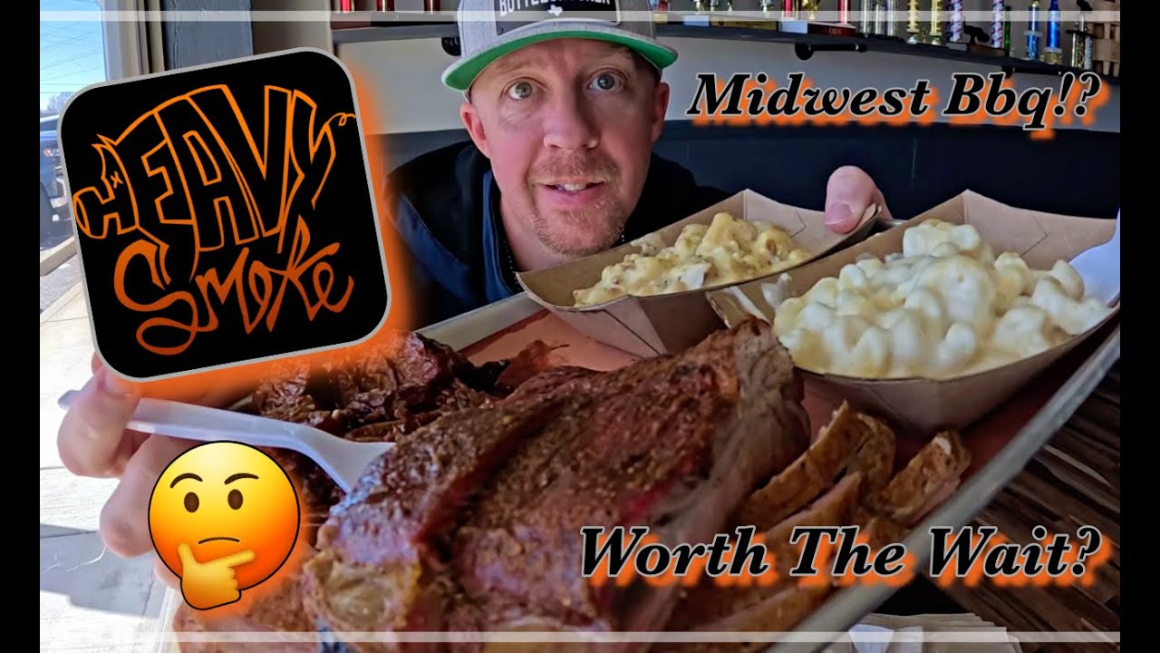 Ep.36 : Heavy Smoke Bbq! Midwest Bbq! Worth The Wait? - YouTube