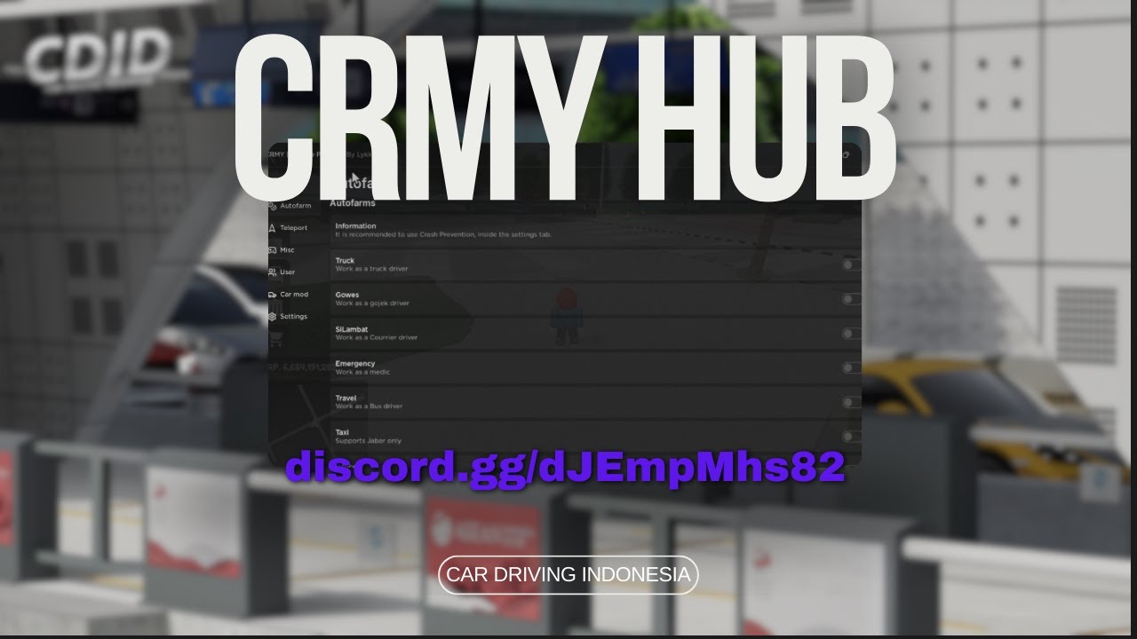 BEST CAR DRIVING INDONESIA CDID SCRIPT | 4B PER HOUR, Daily quest ...