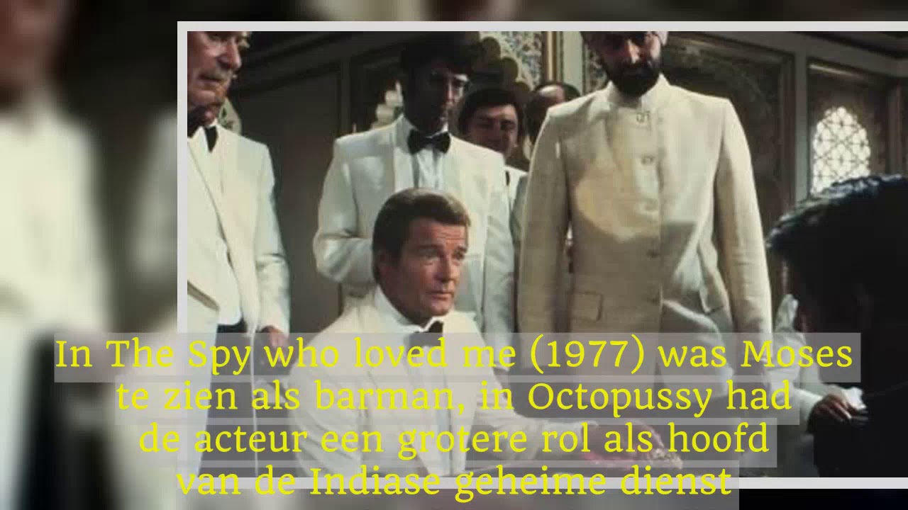 Octopussy-acteur Albert Moses overleden - YouTube