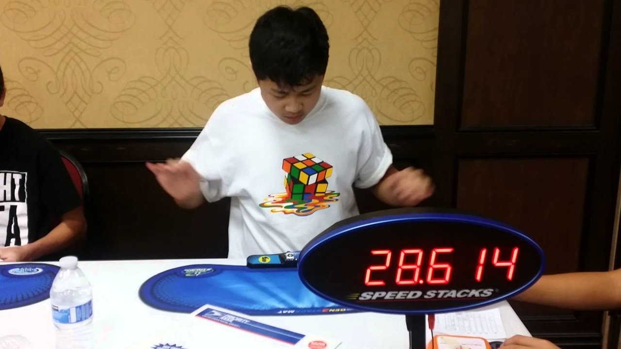 Irvine Fall 2015 Rubik's cube 4x4 28.6 sec Oct.11.2015 - YouTube