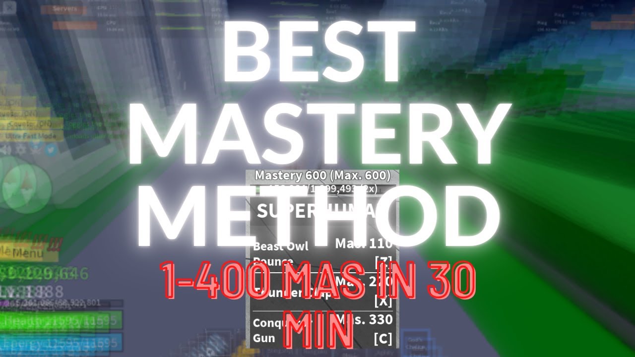 BEST Way To Farm MASTERY With SWORD Or MELEE - YouTube