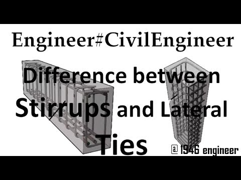 Difference between Stirrups and Ties - YouTube