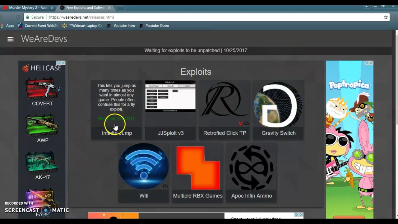 Infinite Jump Exploit! OP - YouTube