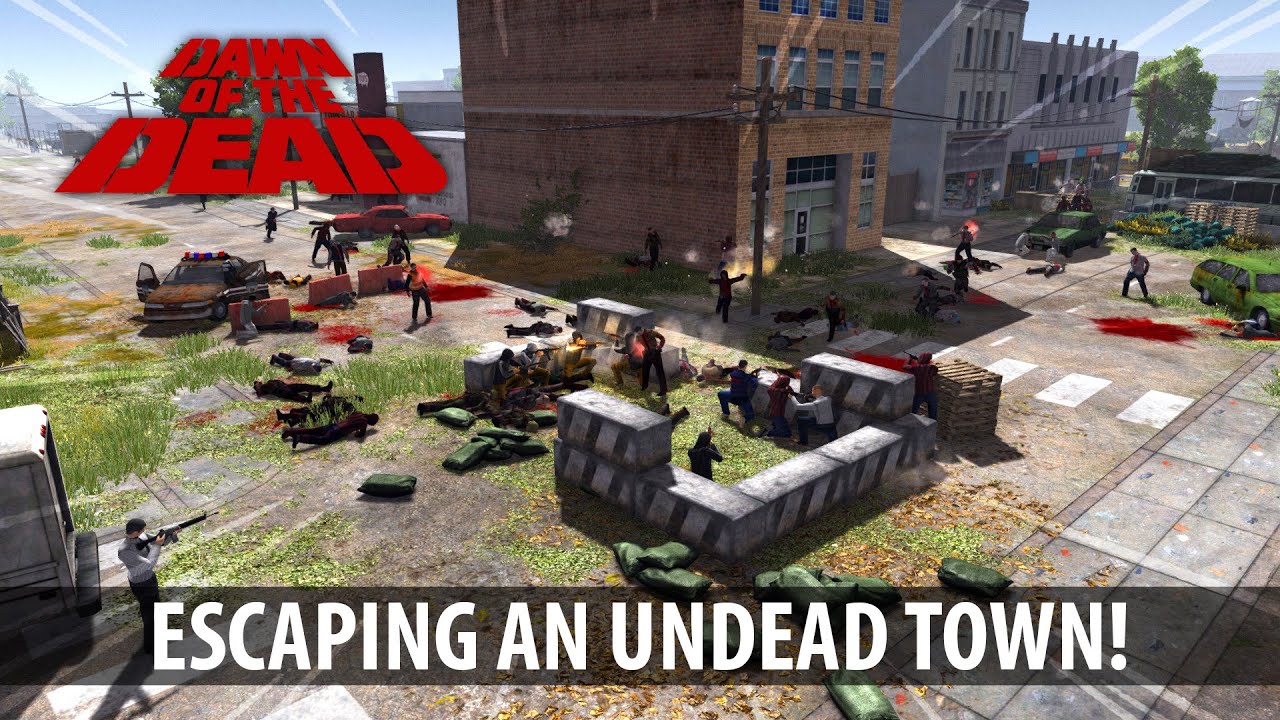 ESCAPING a ZOMBIE HORDE in a ruined Town?! | Dawn of the Dead Mod - YouTube